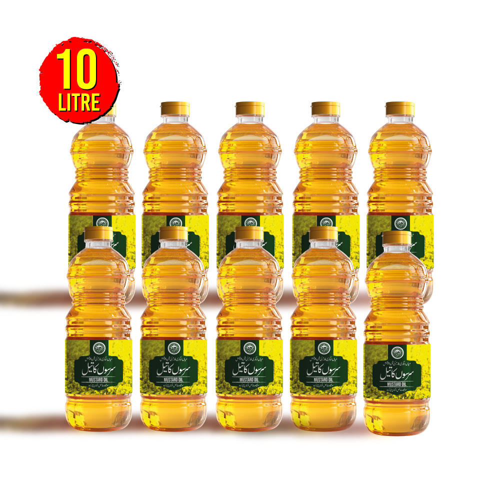 Mustard Oil | 10 Ltrs | FREE DELIVERY – Mian Agri Farm